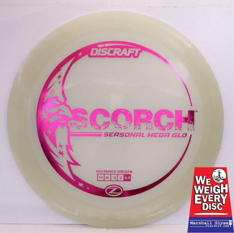 Seasonal Mega Glow Z Scorch • Marshall Street Disc Golf